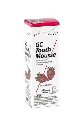 GC Tooth Mousse Strawberry Remineralising Dental Cream 40G – Oh You ...