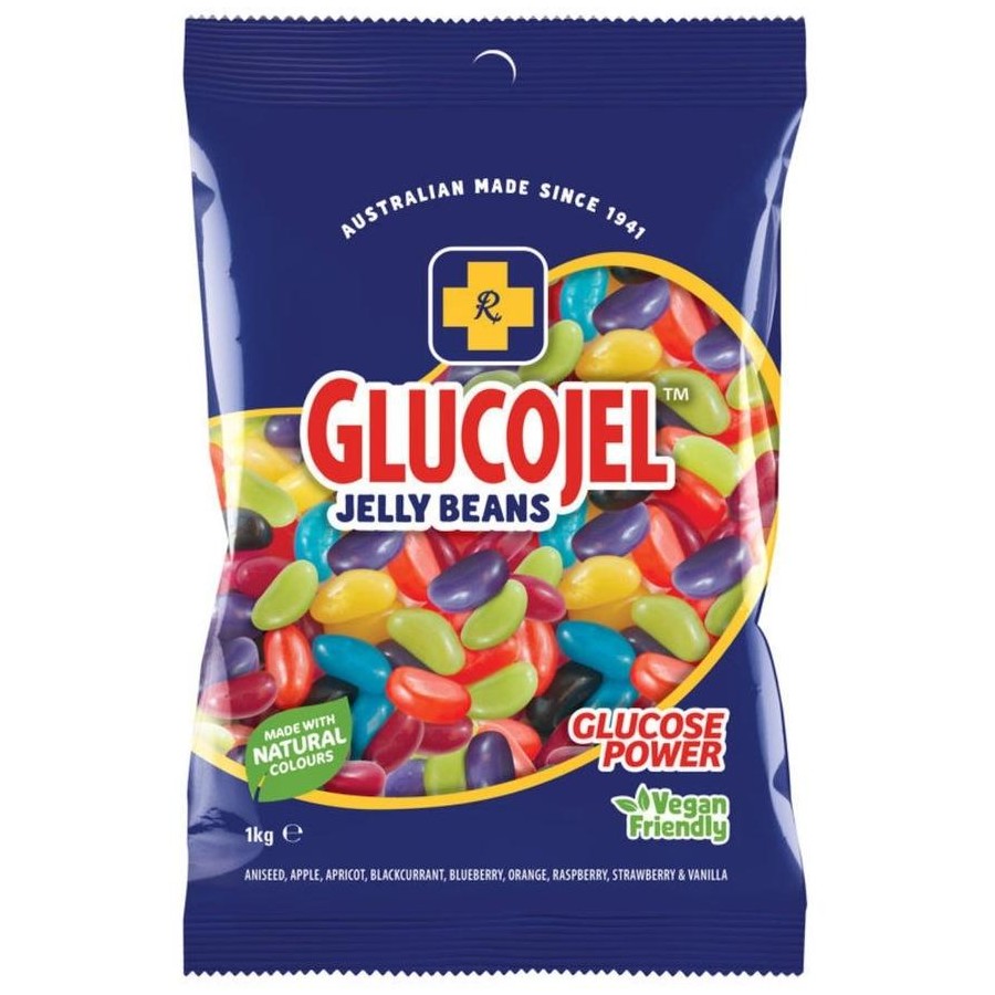 Glucojels Jelly Beans for Energy Boost and Hypoglycemia Management 1KG ...
